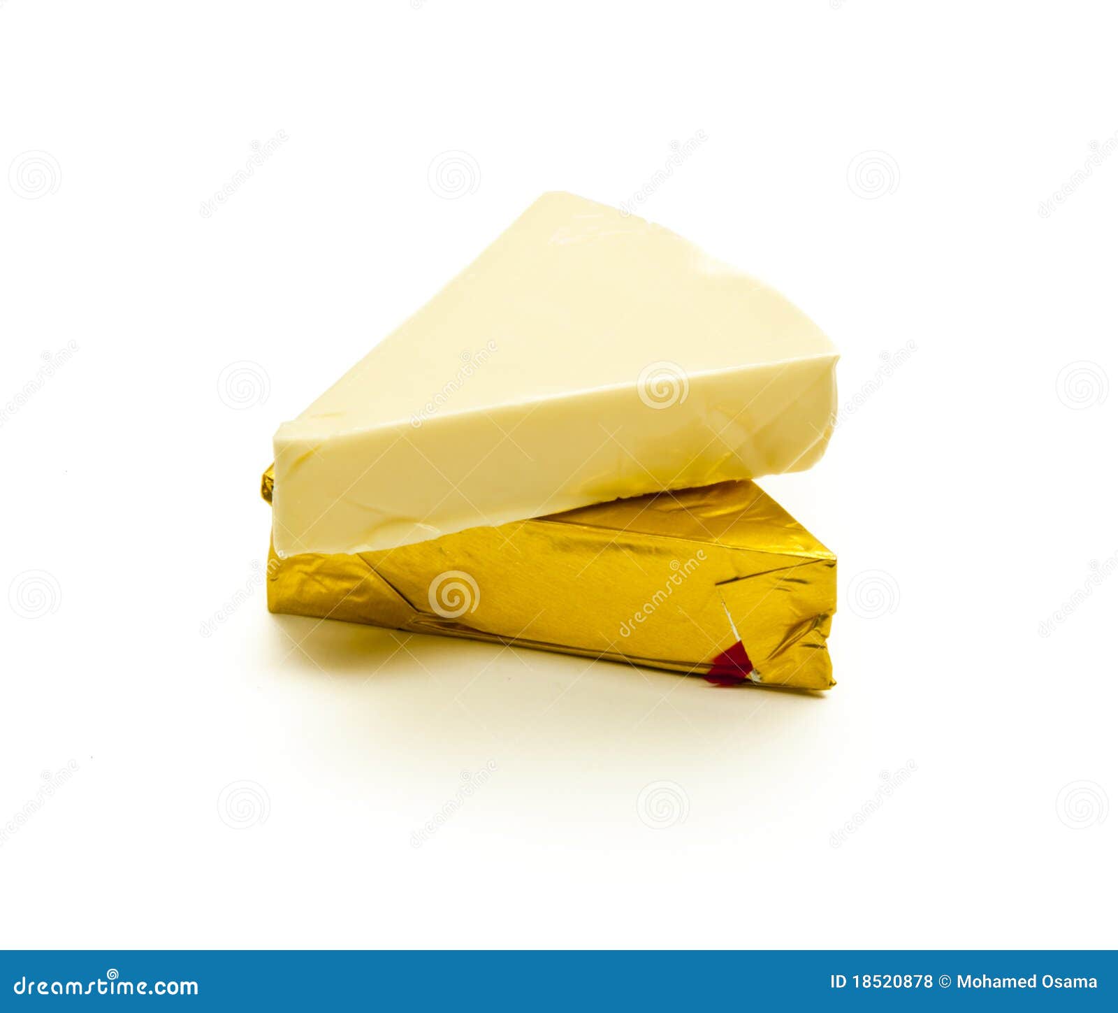 Triangular Spread Cheese stock photo. Image of foodstuff - 18520878