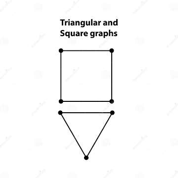 Triangular and Square Graph. Scared Geometry Vector Design Elements Stock Vector - Illustration ...