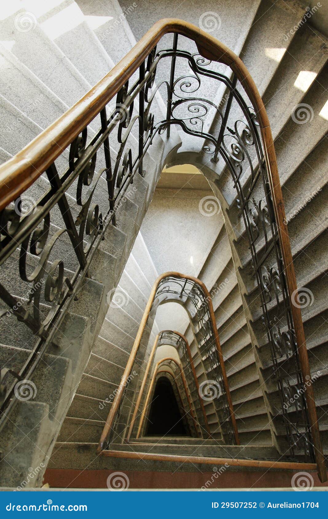 Triangular Staircase stock photo. Image of home, deep - 29507252