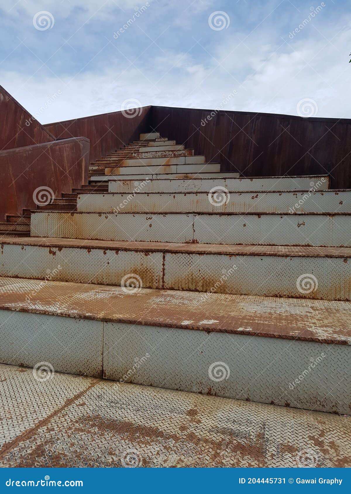 Triangular Staircase Under the Blue Sky (12-10-2020) Editorial Photo ...