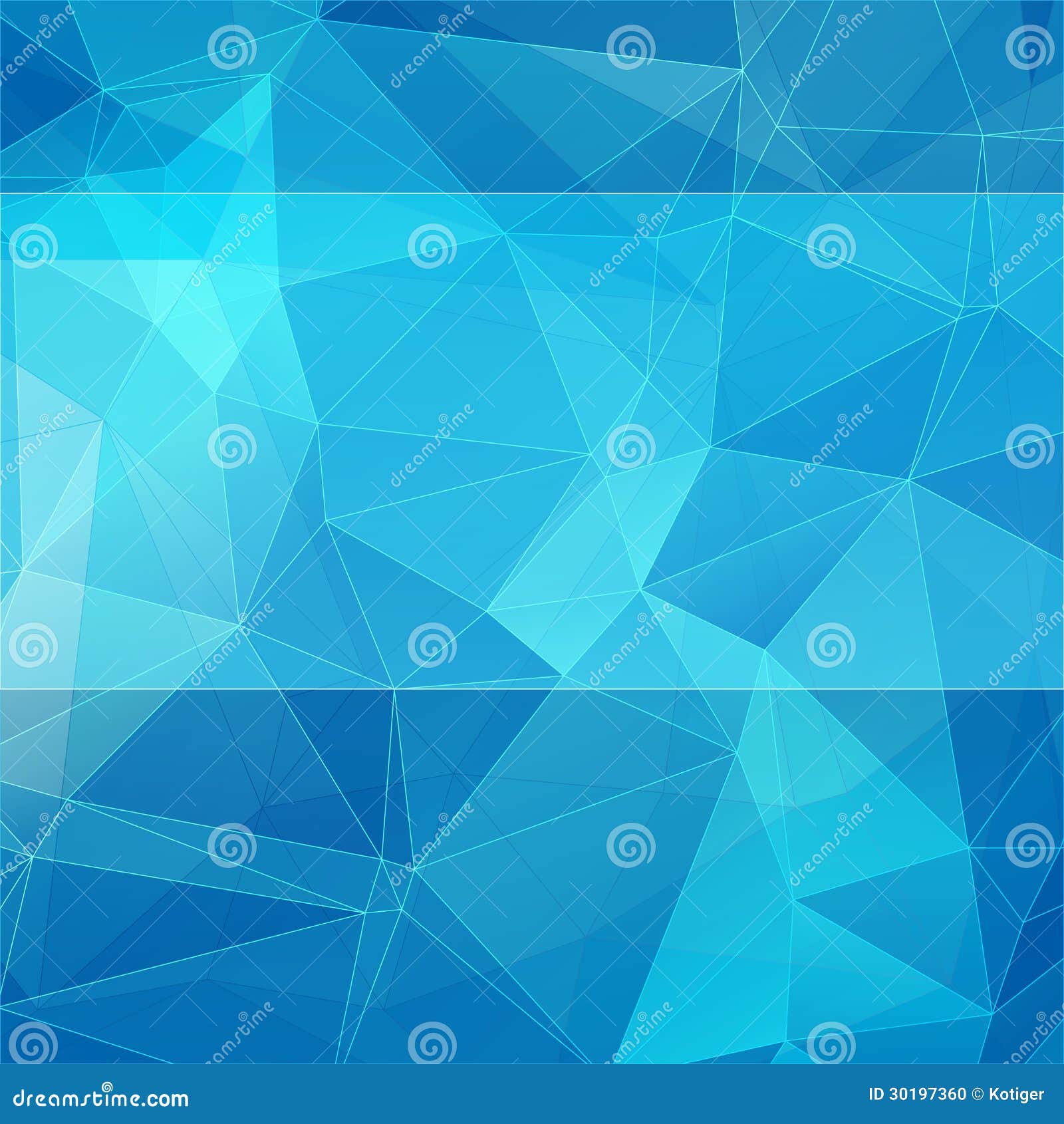 Triangular Style Blue Abstract Background Stock Vector - Illustration of blank, illusion: 30197360
