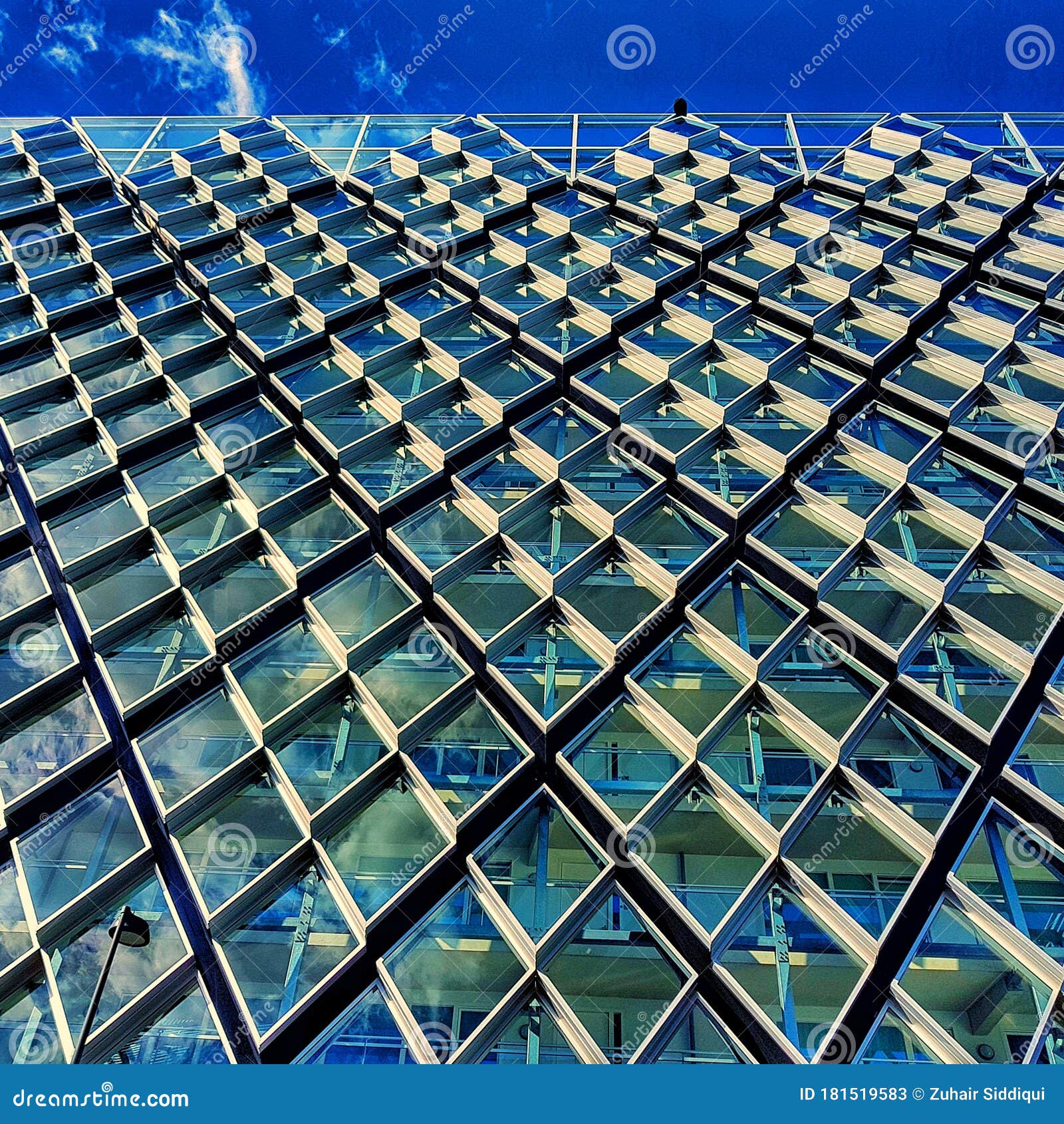 Triangular Symmetrical Facade of Eindhoven Stock Image - Image of ...