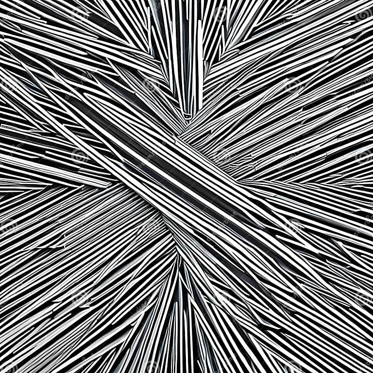 Triangular Tangle: an Image of a Geometric Pattern Created with ...
