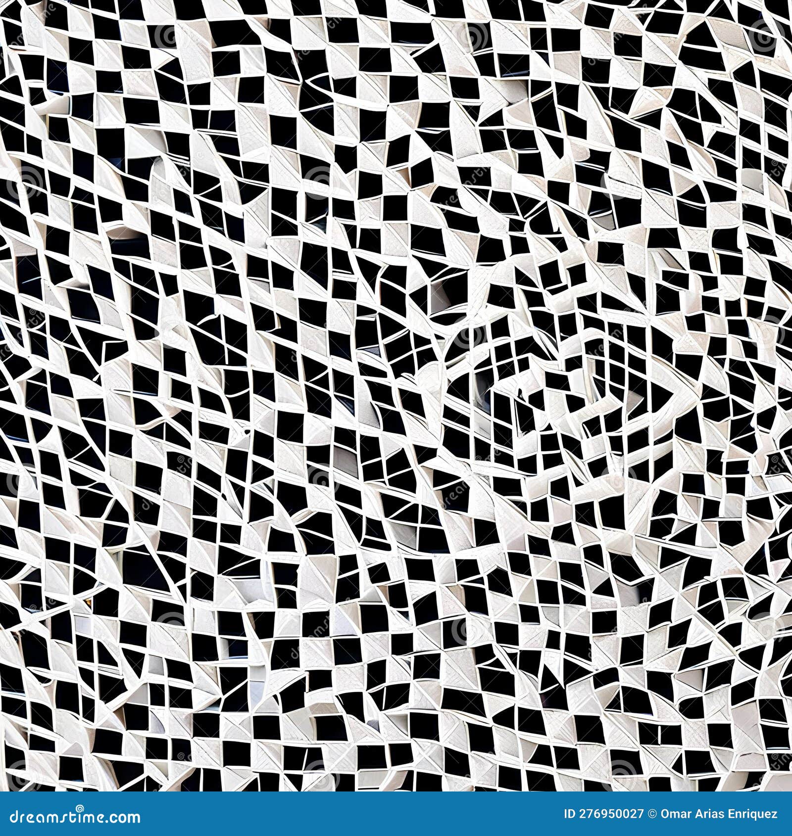 Triangular Tangle: an Image of a Geometric Pattern Created with ...