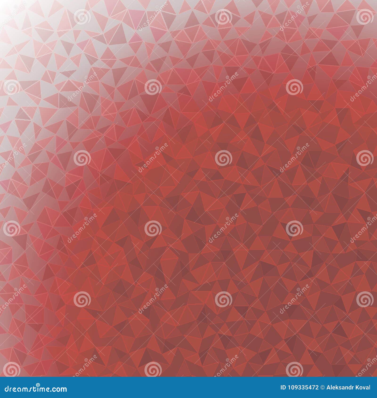 A Triangular Template for Your Business Design in Red Tones. Stock ...