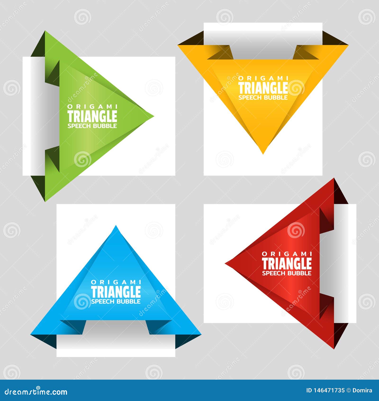 Triangular Text Banner Like a To a Paper Airplane. Web Stickers ...