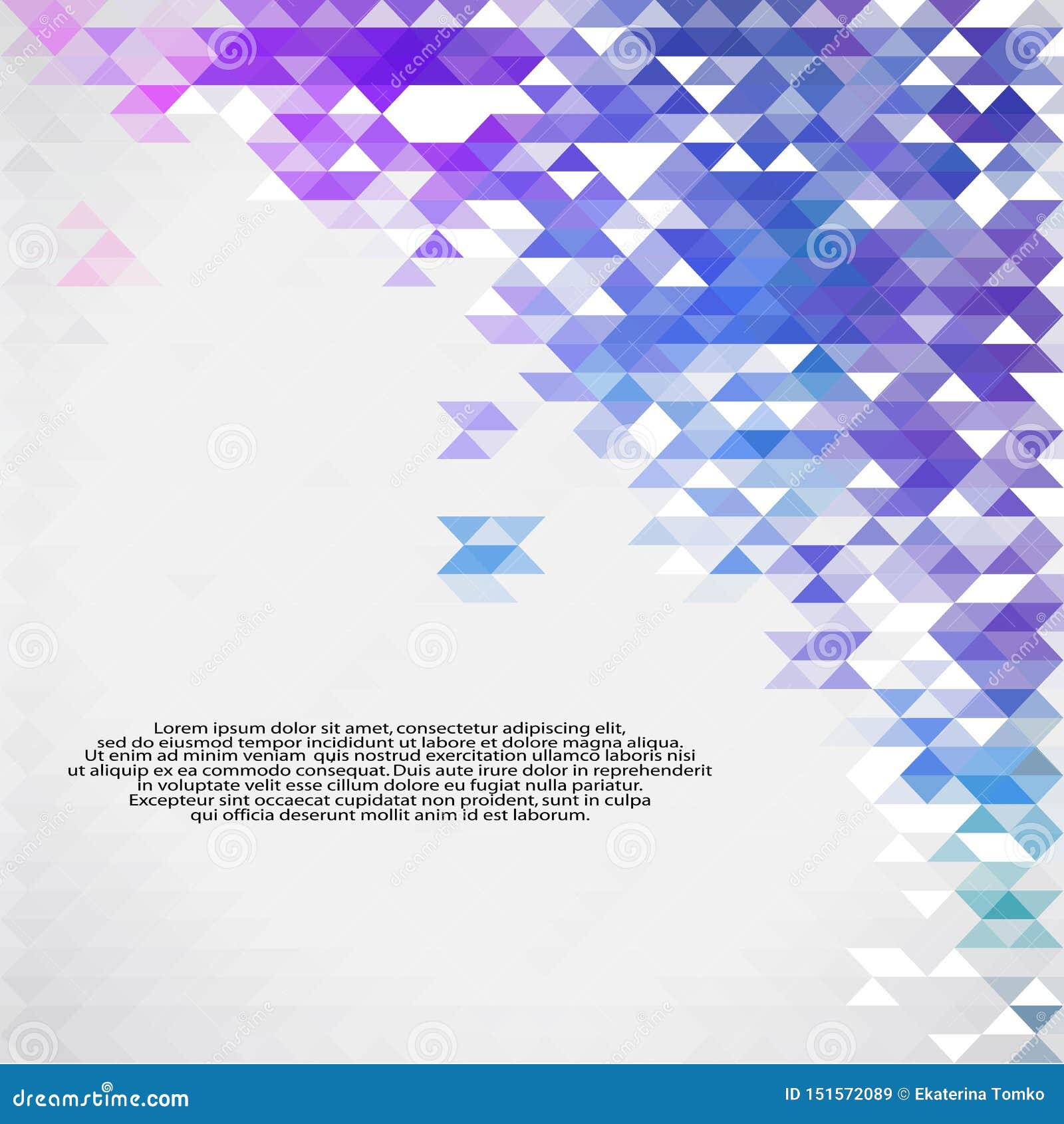 Triangular Vector Background. Geometric Image - Vektorgrafik. Eps 10 ...