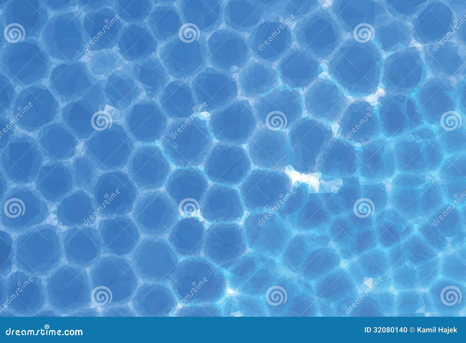 Triangular Water Vibrance in Triangular Polygons Stock Vector ...