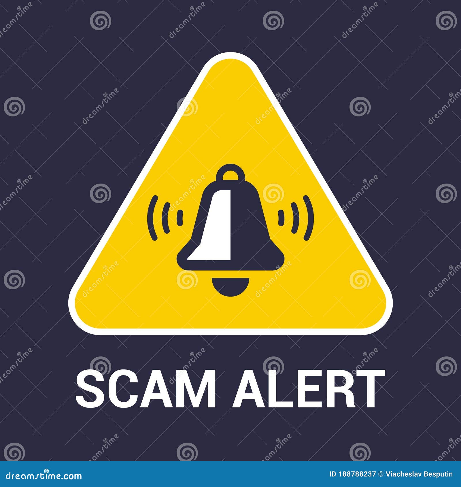 Yellow Fraud Letter Icon With Document, Alert Exclamation Warning Sign ...