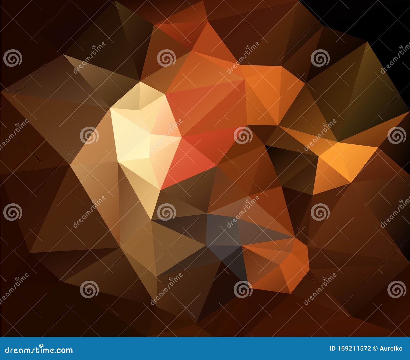Brown triangles one stock vector. Illustration of style - 169211572