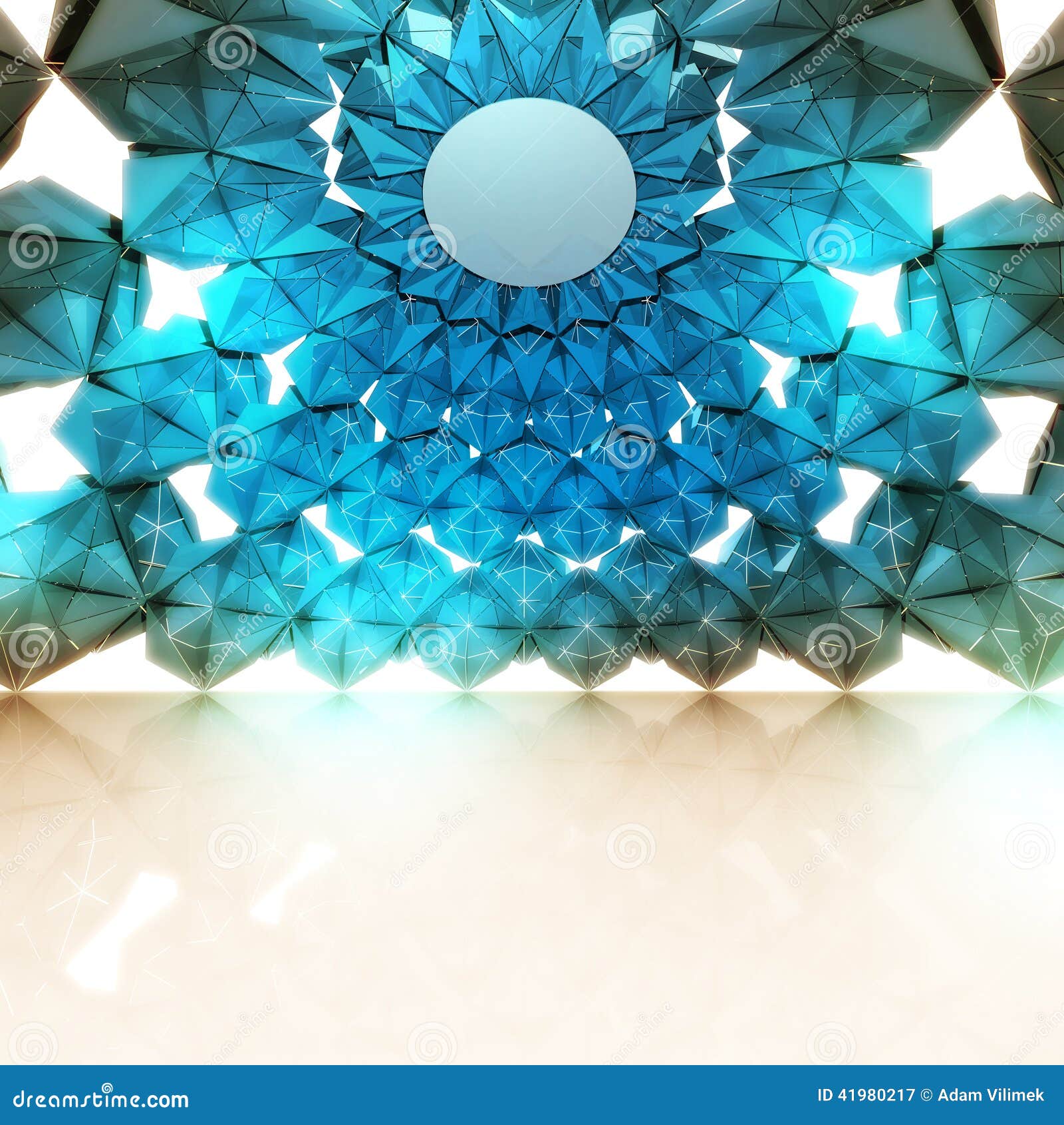 Triangulated Blue Interior Frame Structure Wallpaper Study Stock ...