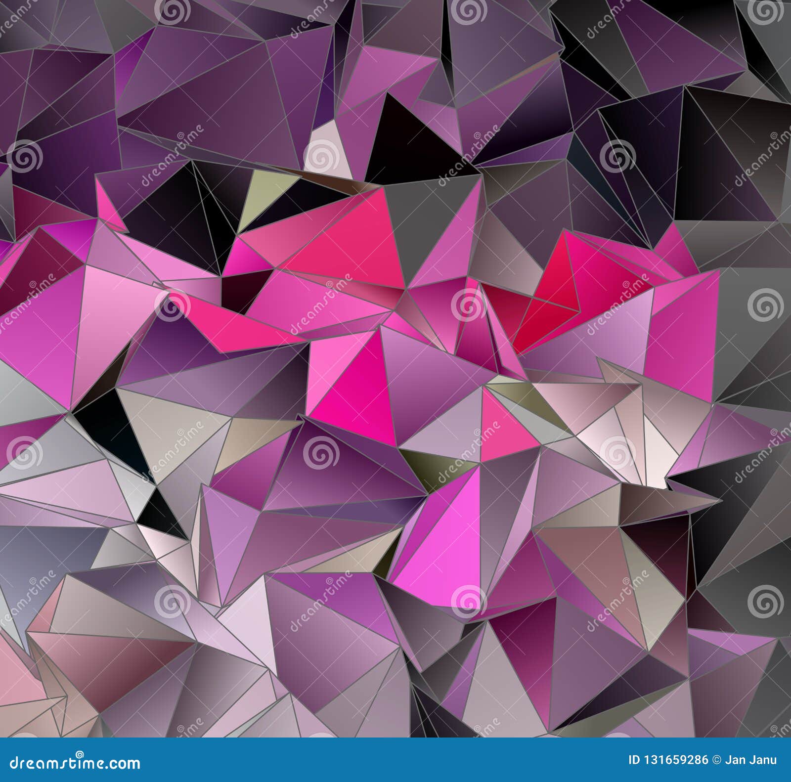 Triangulated Texture. Design 3d. Polygonal Geometrical Pattern Stock ...