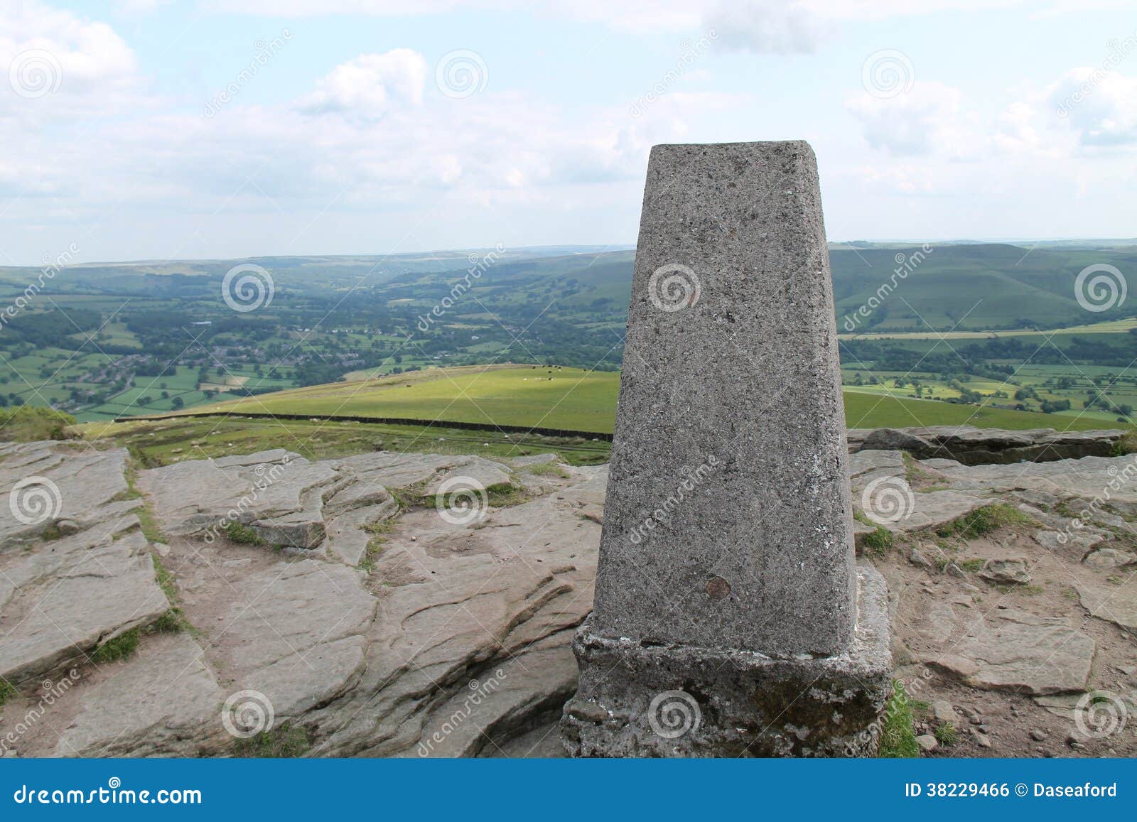 Triangulation Survey Point. Stock Photo - Image of marker, point: 38229466