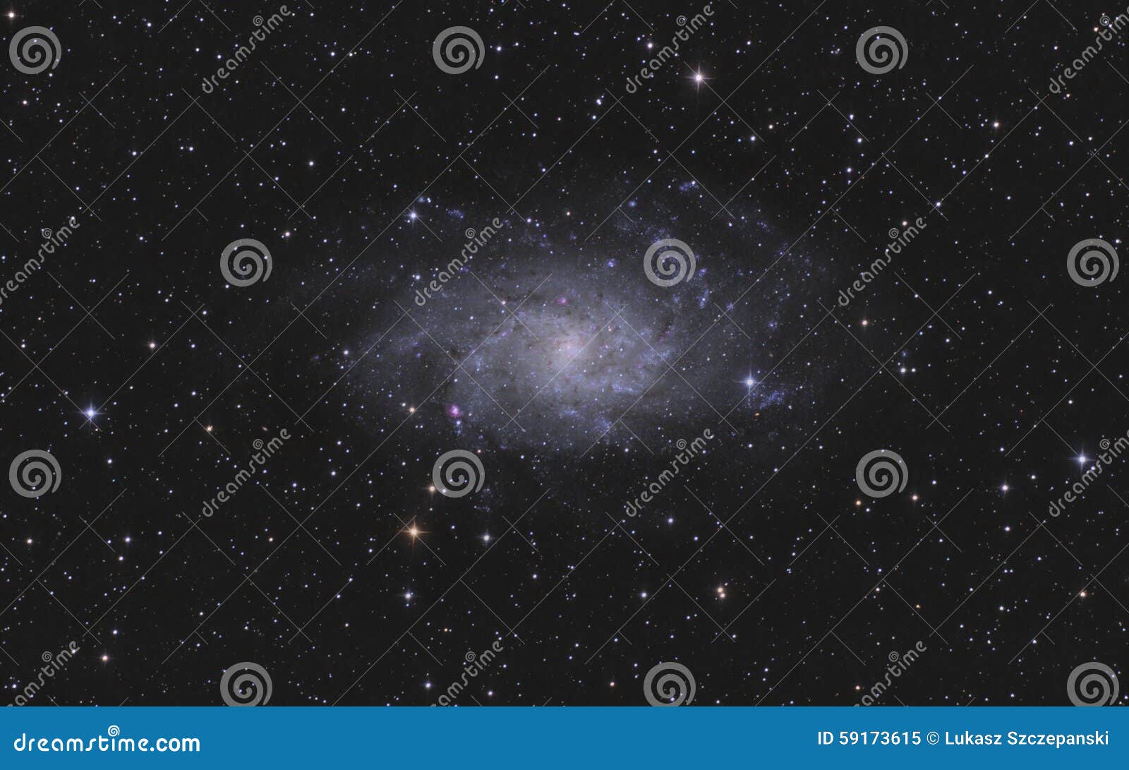 Triangulum Galaxy Galaxy M33 With Nebula ,Open Cluster,Globular Cluster ...