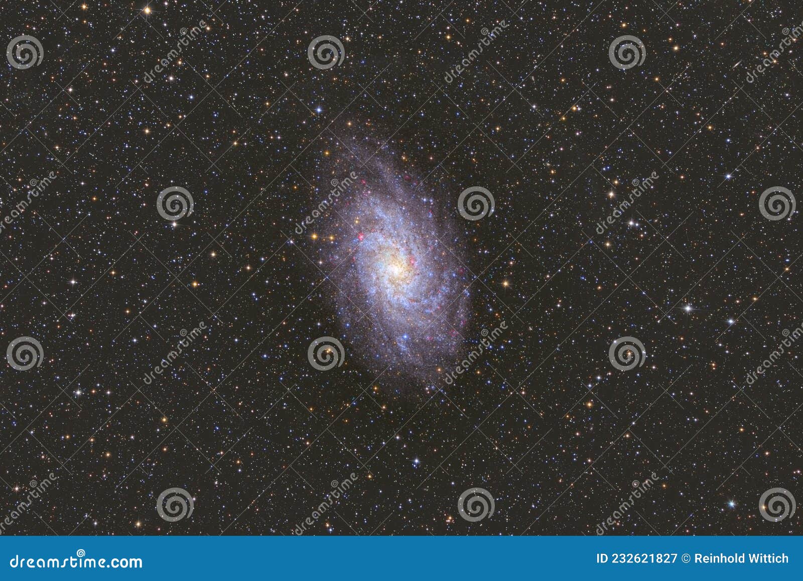 Triangulum Galaxy Galaxy M33 With Nebula ,Open Cluster,Globular Cluster ...