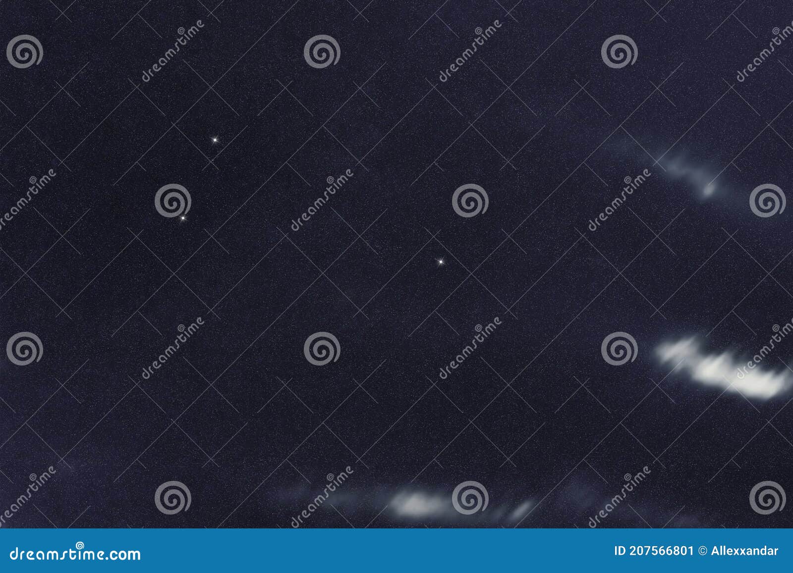 Triangulum Star Constellation, Night Sky, Cluster of Stars, Deep Space ...