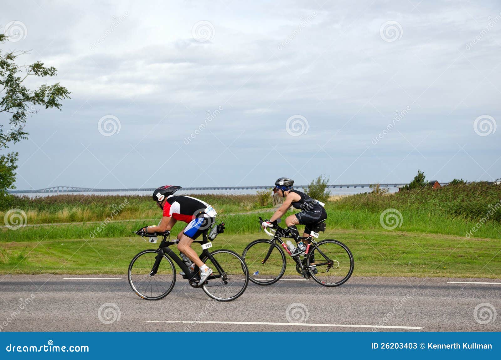 Triathletes Ironman Sweden 2012 Editorial Stock Photo - Image of ...