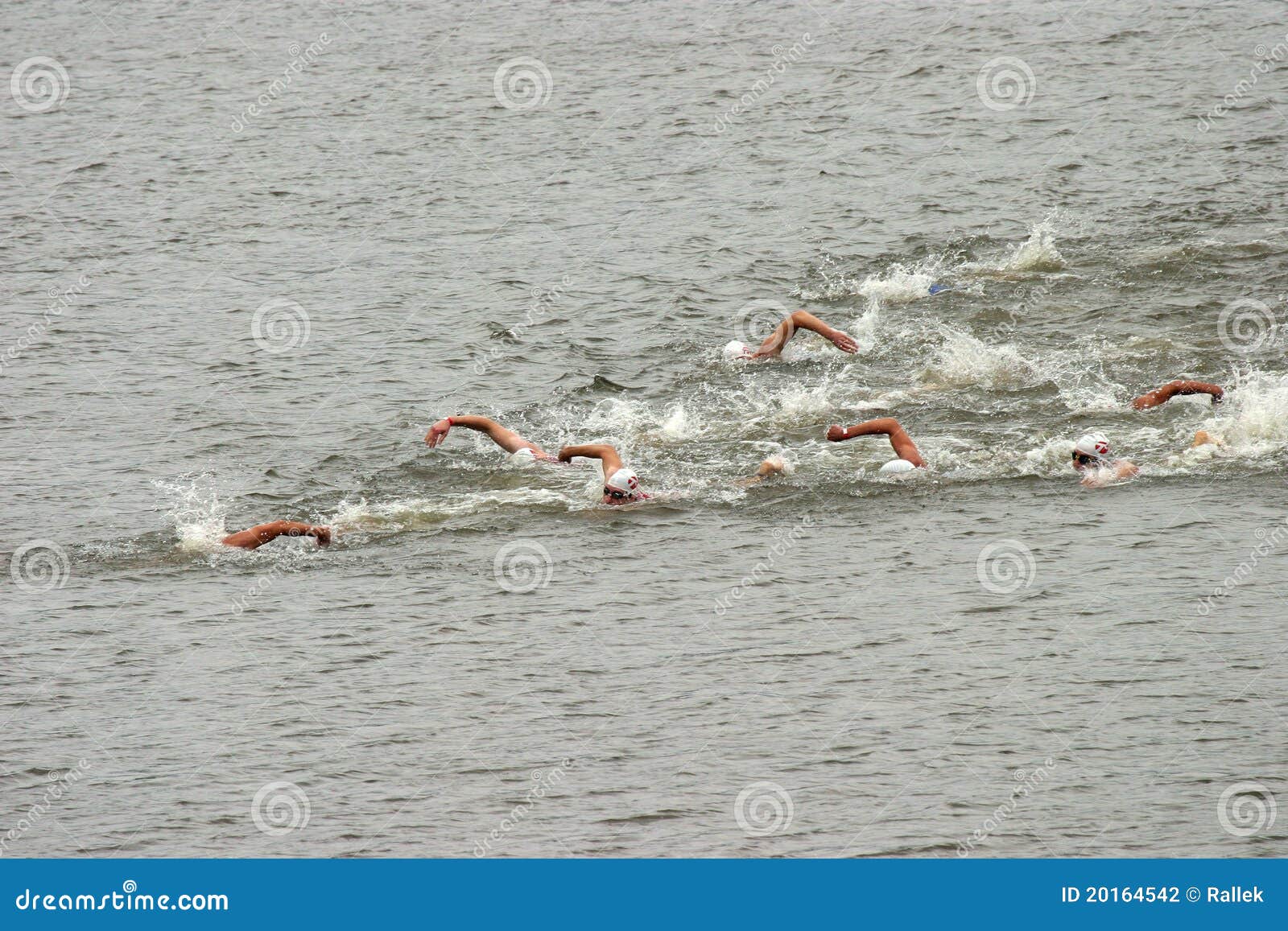 Triathlon swimming editorial photography. Image of people - 20164542