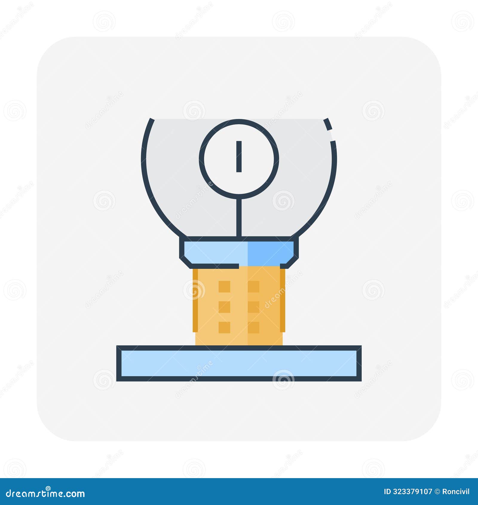 Triaxial Test, Geotechnical Engineering Vector Icon Stock Vector ...