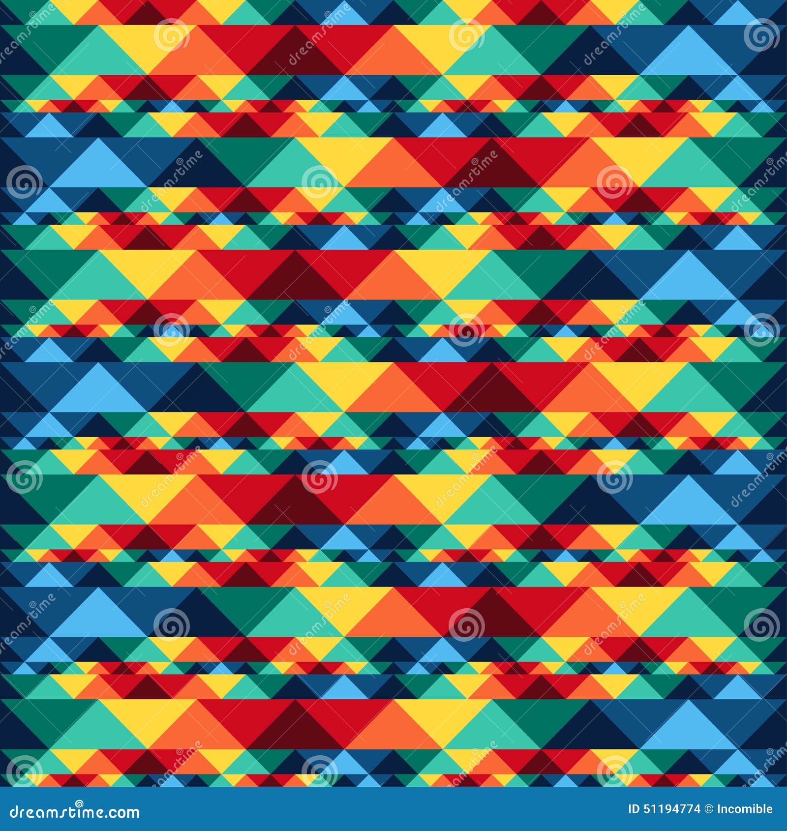 Tribal Abstract Seamless Pattern Aztec Geometric Stock Vector ...