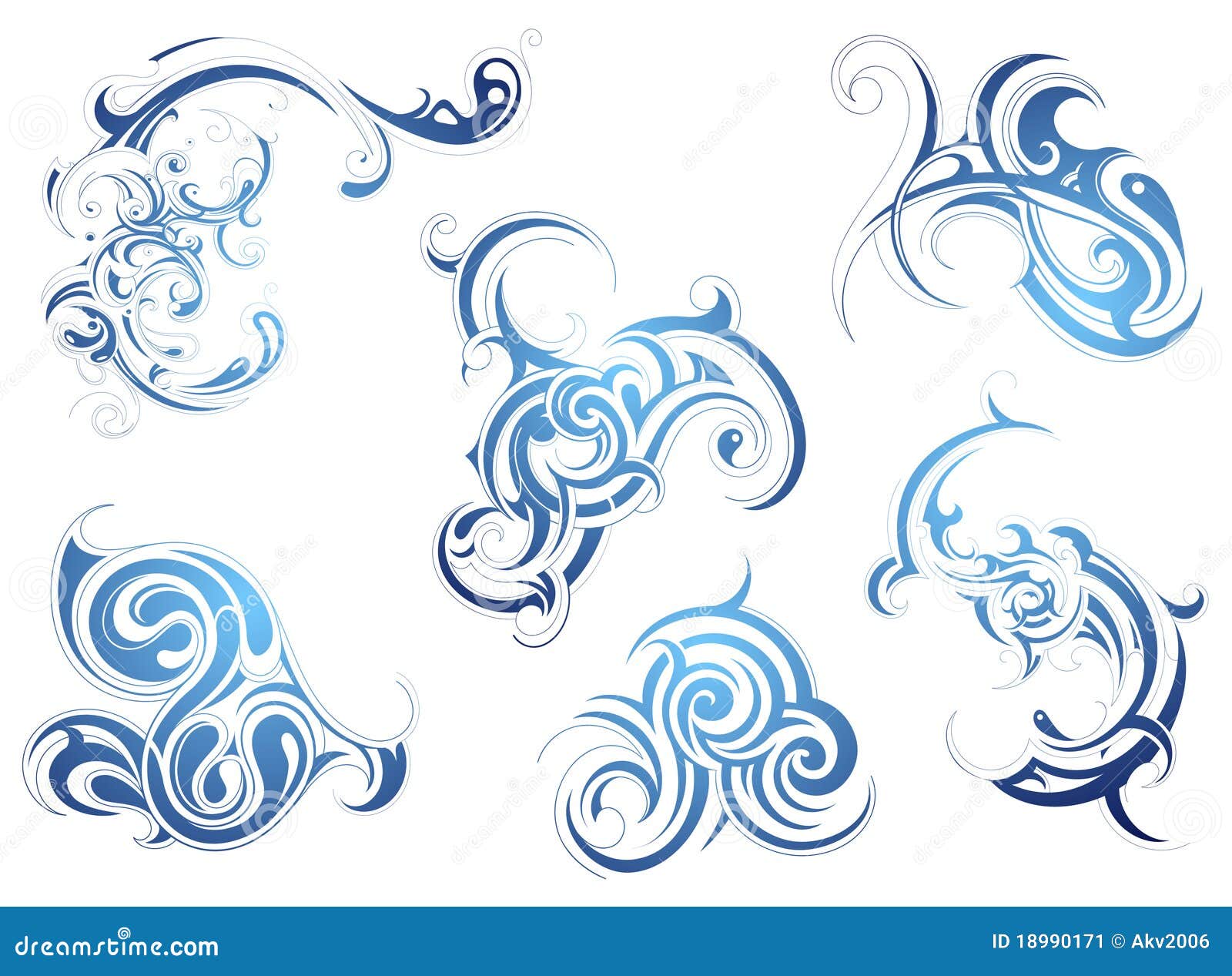 Tribal art stock vector. Illustration of decoration, scroll - 18990171