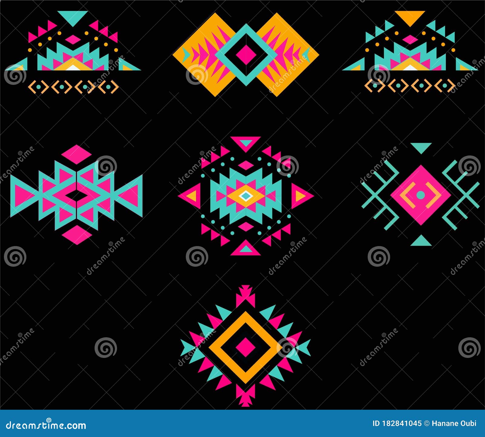 Simple Aztec Print Background
