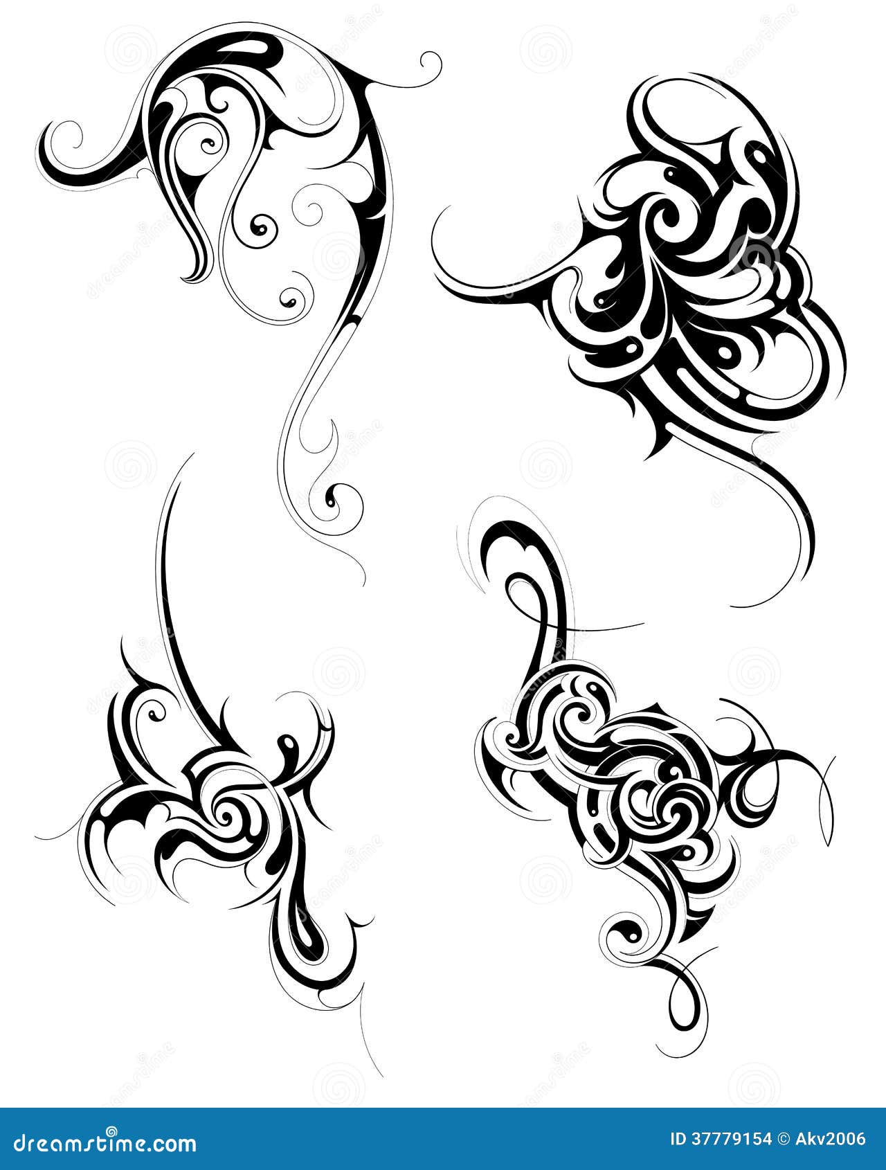 Tribal art set stock vector. Illustration of elements - 37779154
