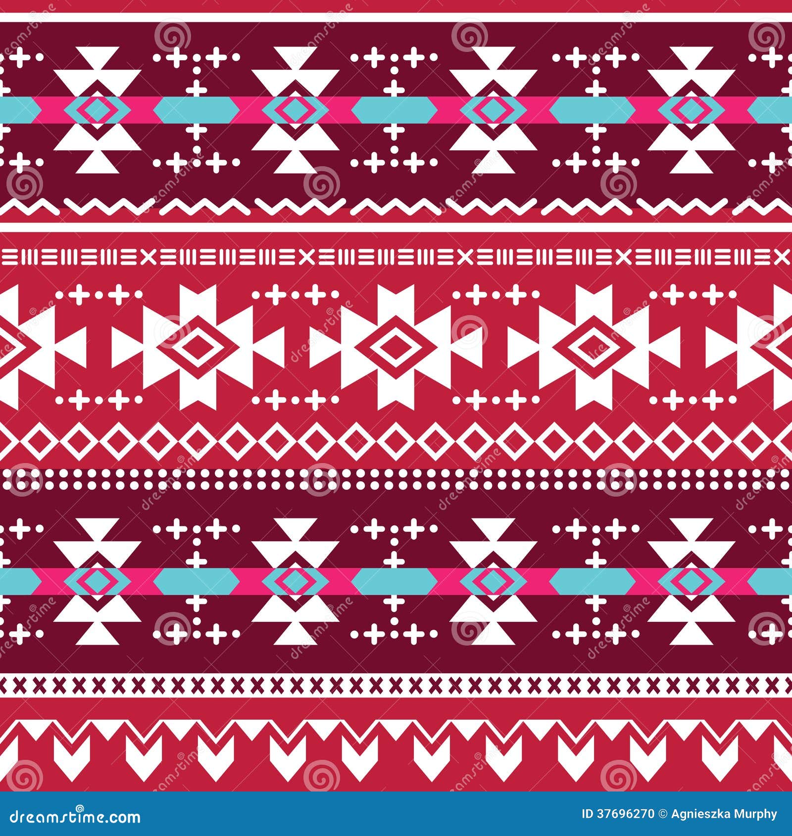 Pink Aztec Background