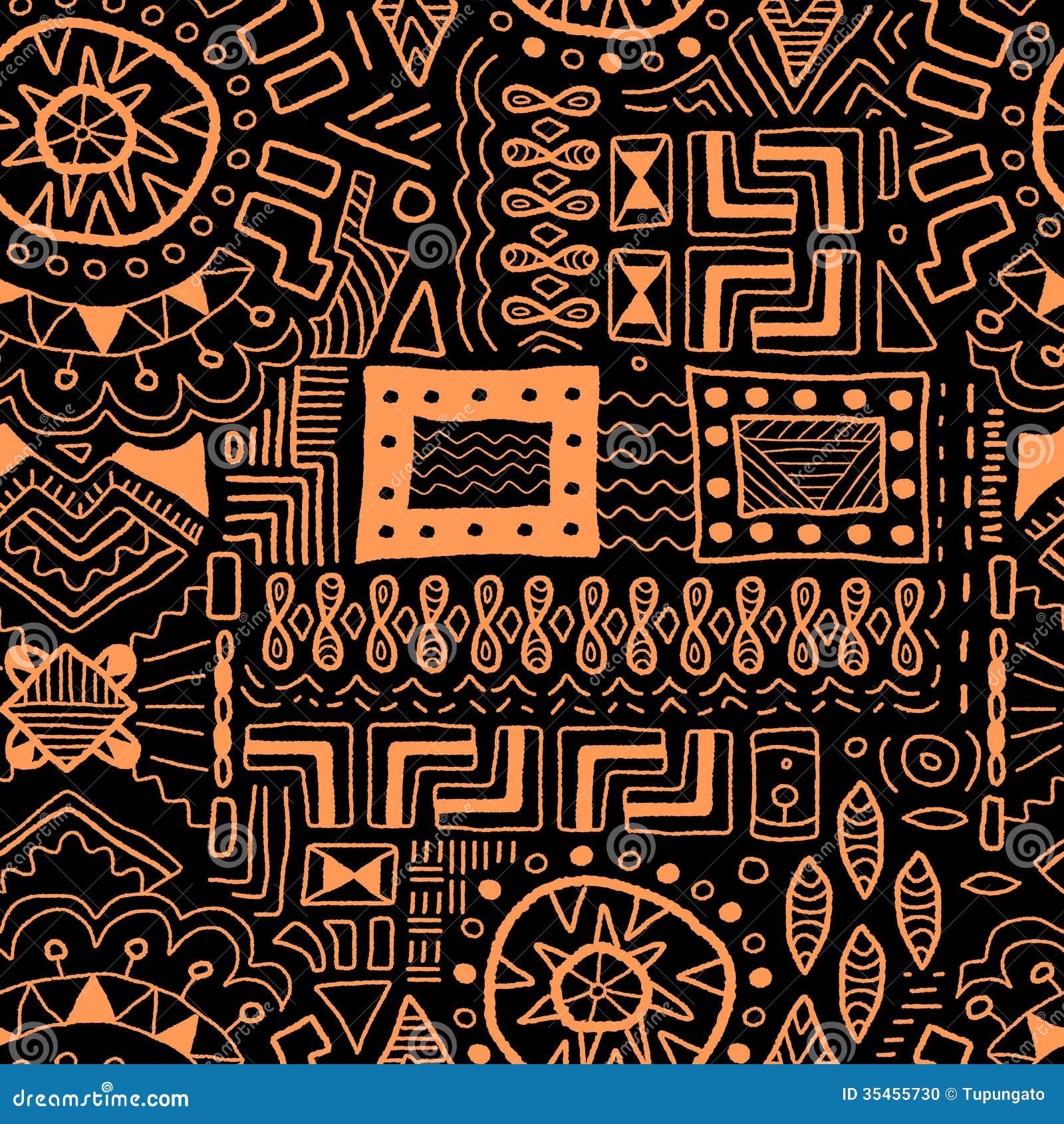 African Tribal Patterns Backgrounds