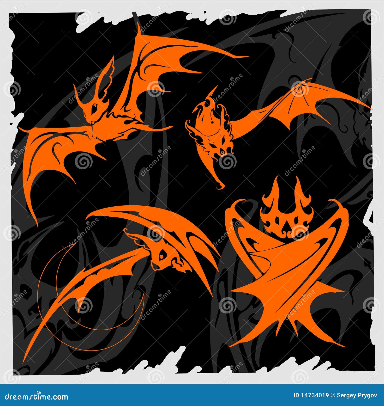 Tribal Bat. stock vector. Illustration of spooky, silhouette - 14734019