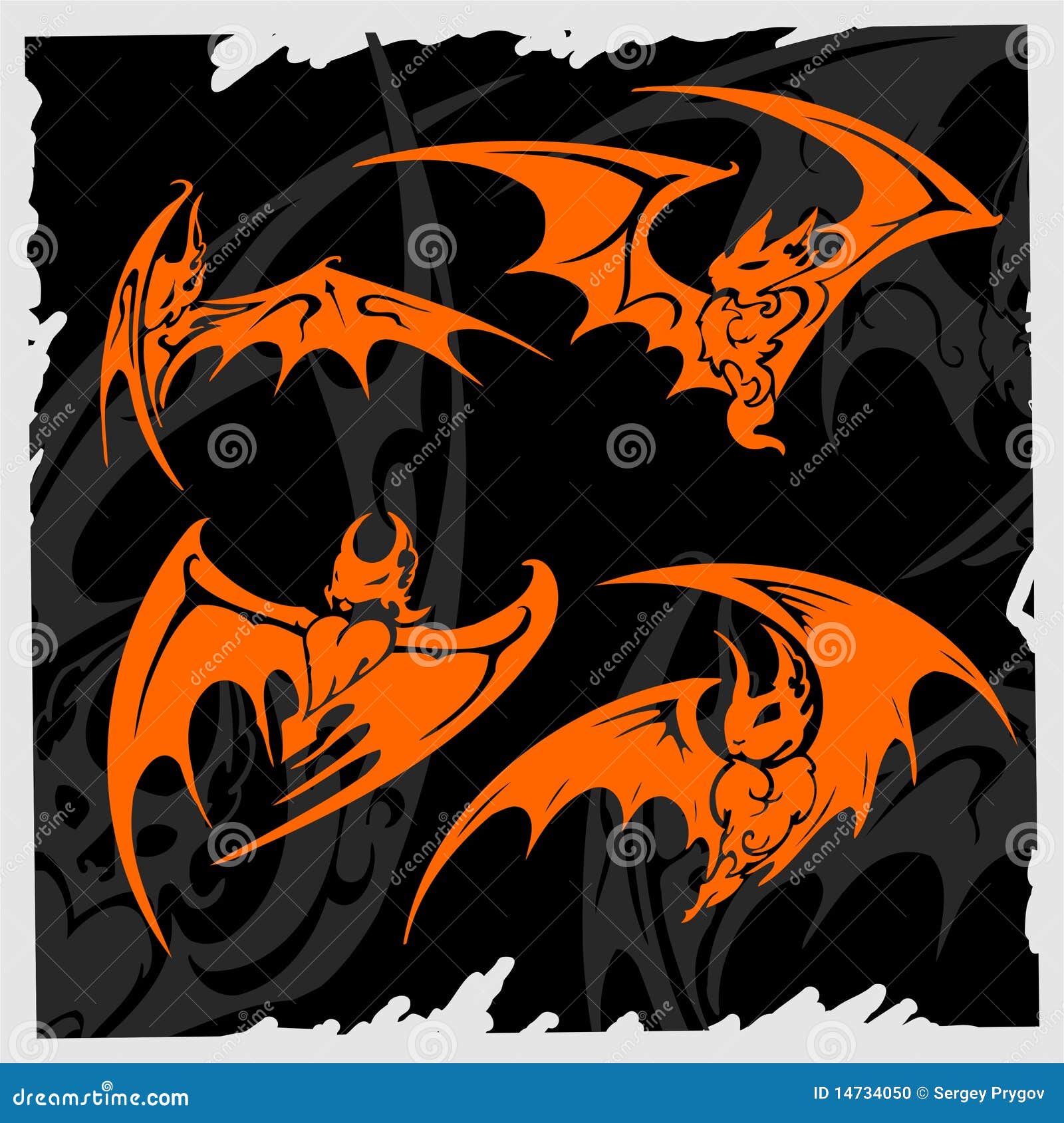 Tribal Bat. stock vector. Illustration of silhouette - 14734050