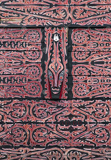 Tribal dayak art pattern stock image. Image of artistic - 4016587