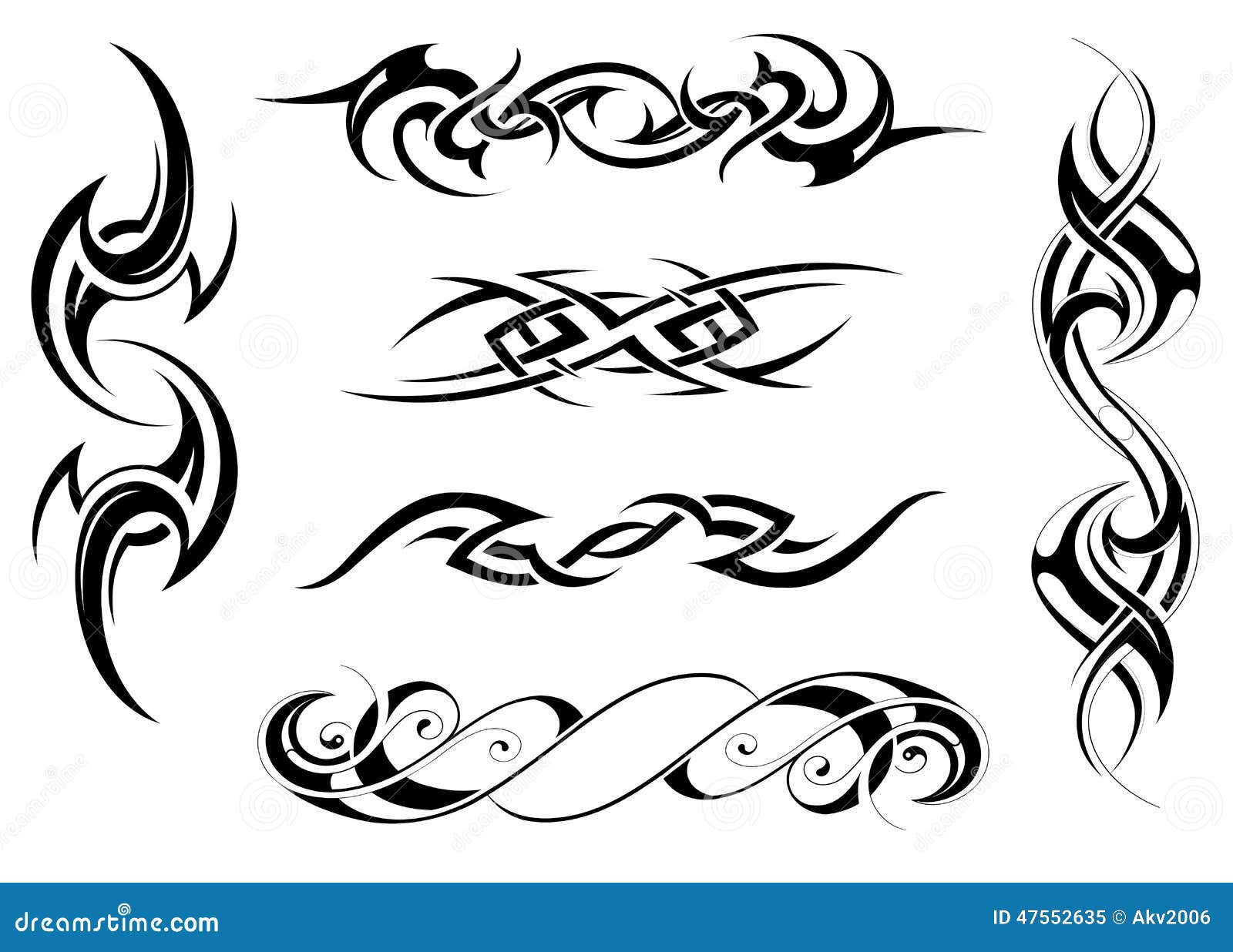 Tribal design stock vector. Illustration of indian, abstract - 47552635