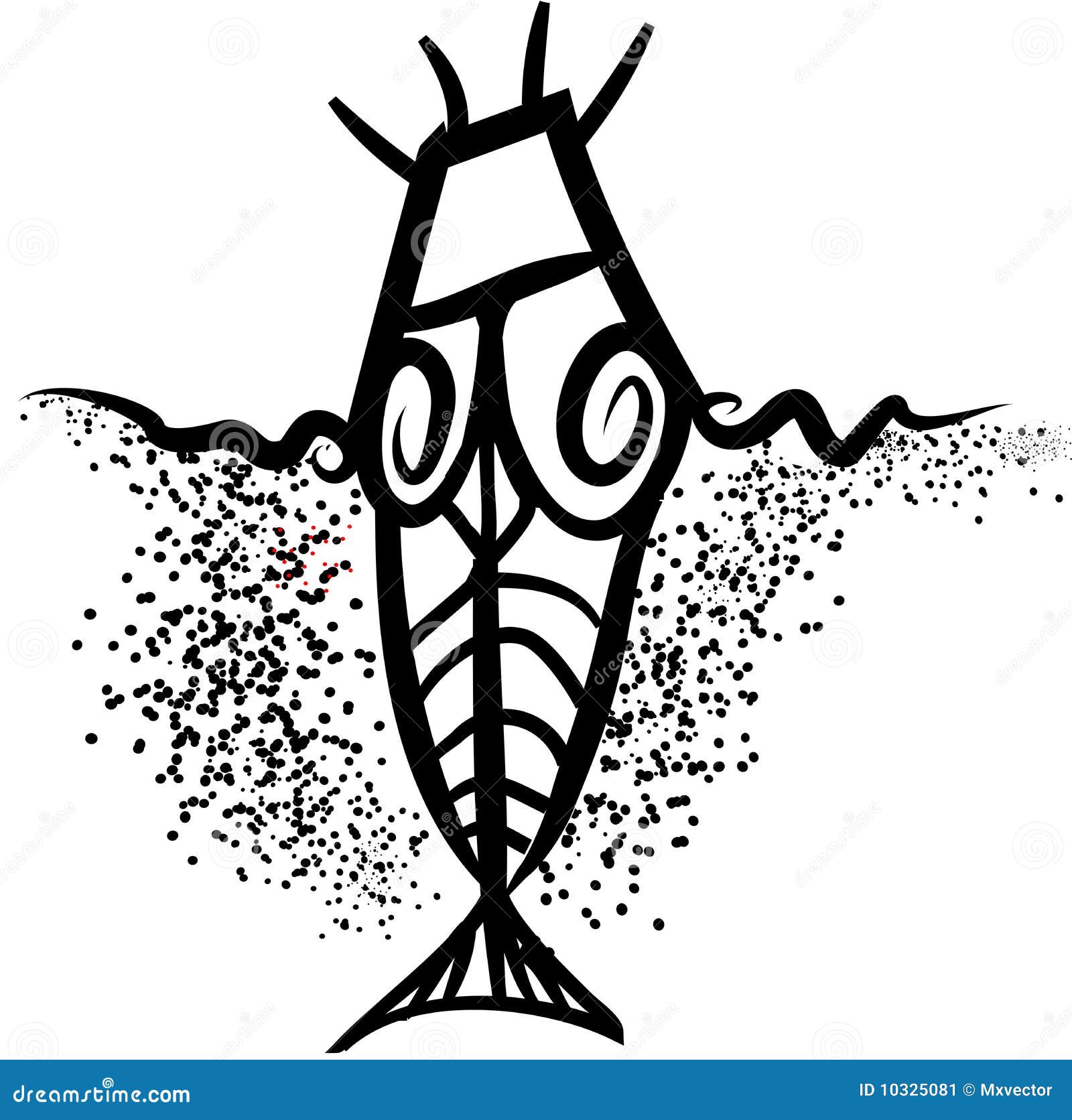 Tribal fish stock illustration. Illustration of southamerican - 10325081