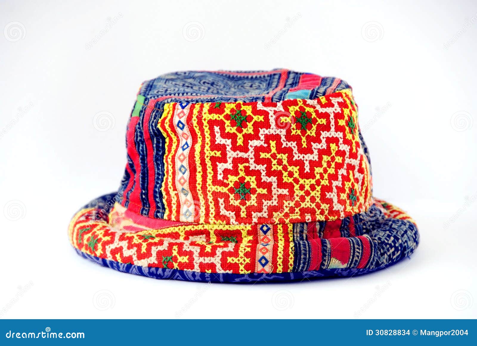 Tribal hat stock photo. Image of vived, tribal, closeup - 30828834