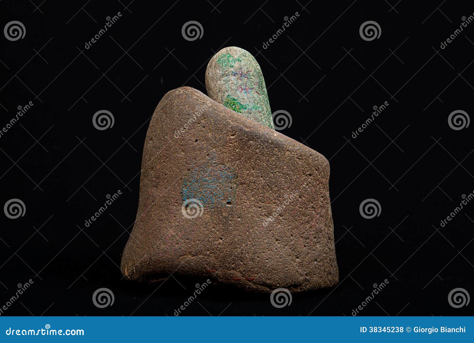 Tribal kitchen utensil stock photo. Image of grindstone - 38345238