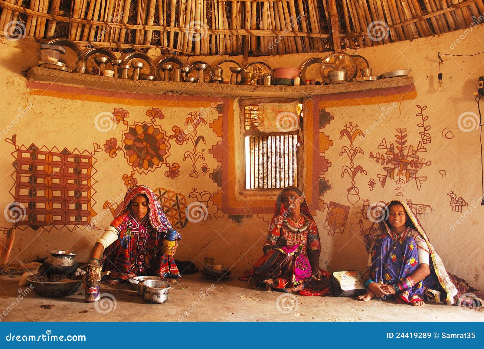 Tribal Life editorial stock image. Image of remote, artistic - 24419289