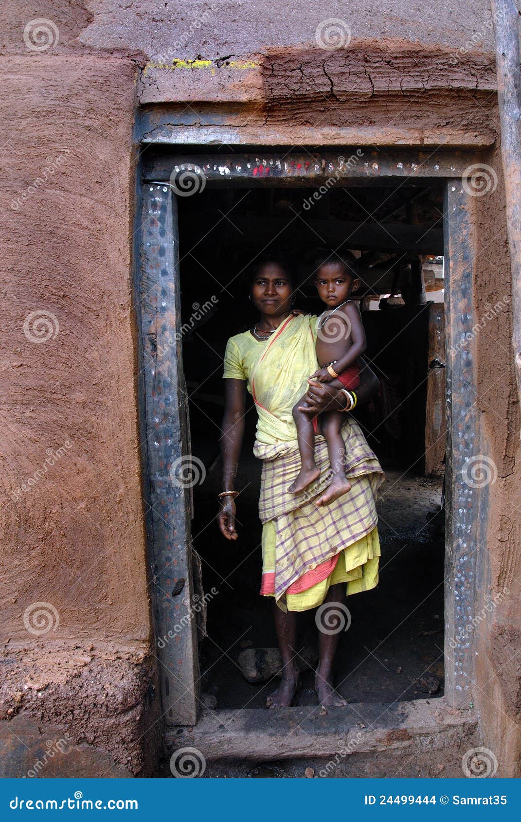 Tribal Life editorial stock image. Image of poverty, purulia - 24499444