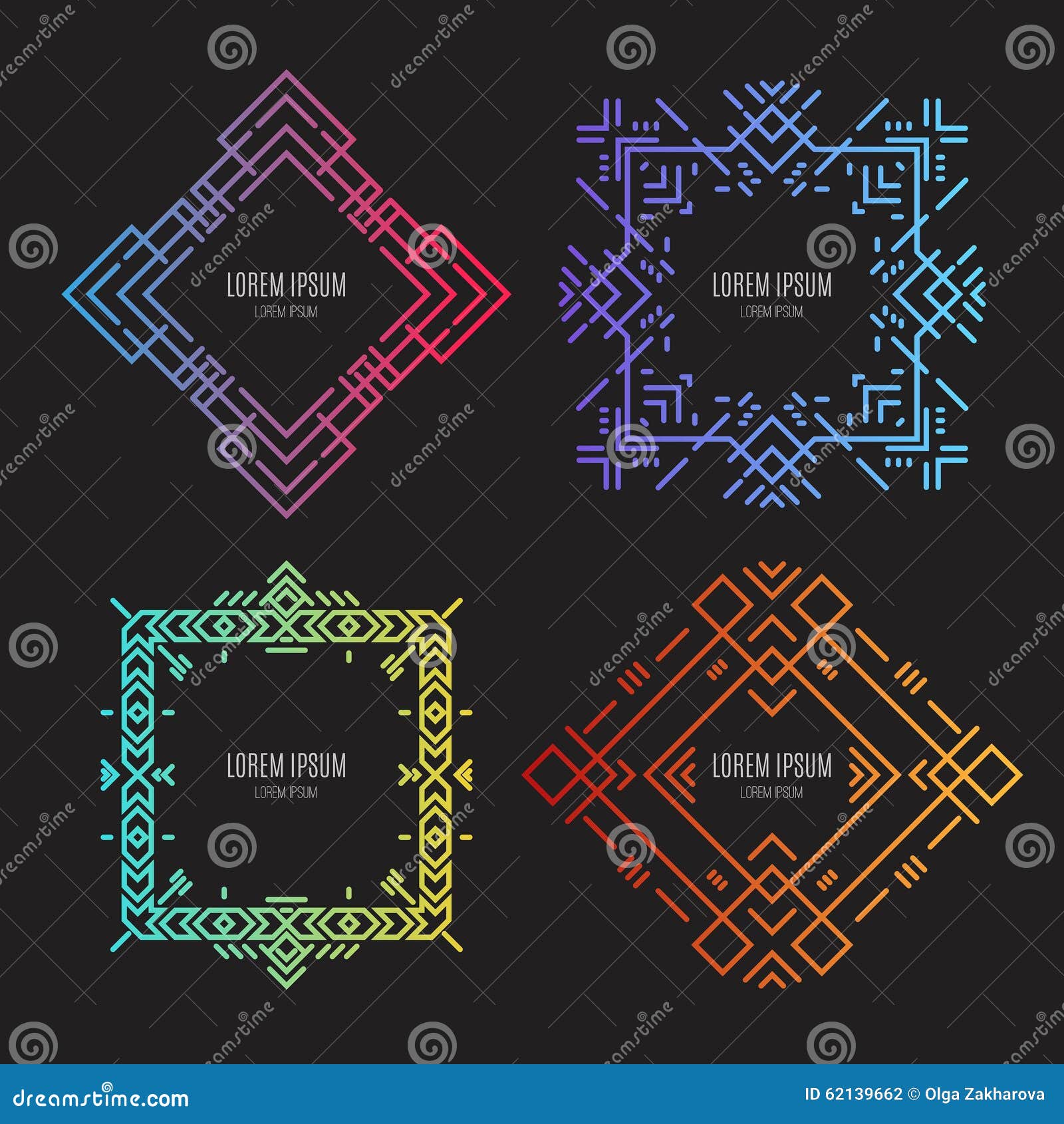 Tribal Logos Vector Illustration | CartoonDealer.com #26919296