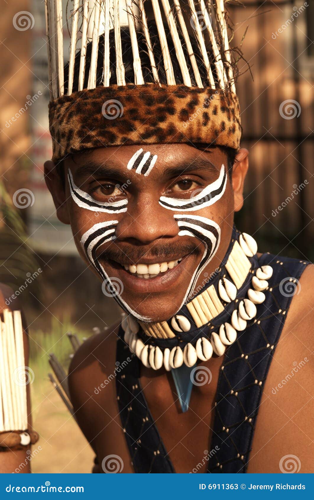 Tribal Man editorial stock photo. Image of face, mela - 6911363