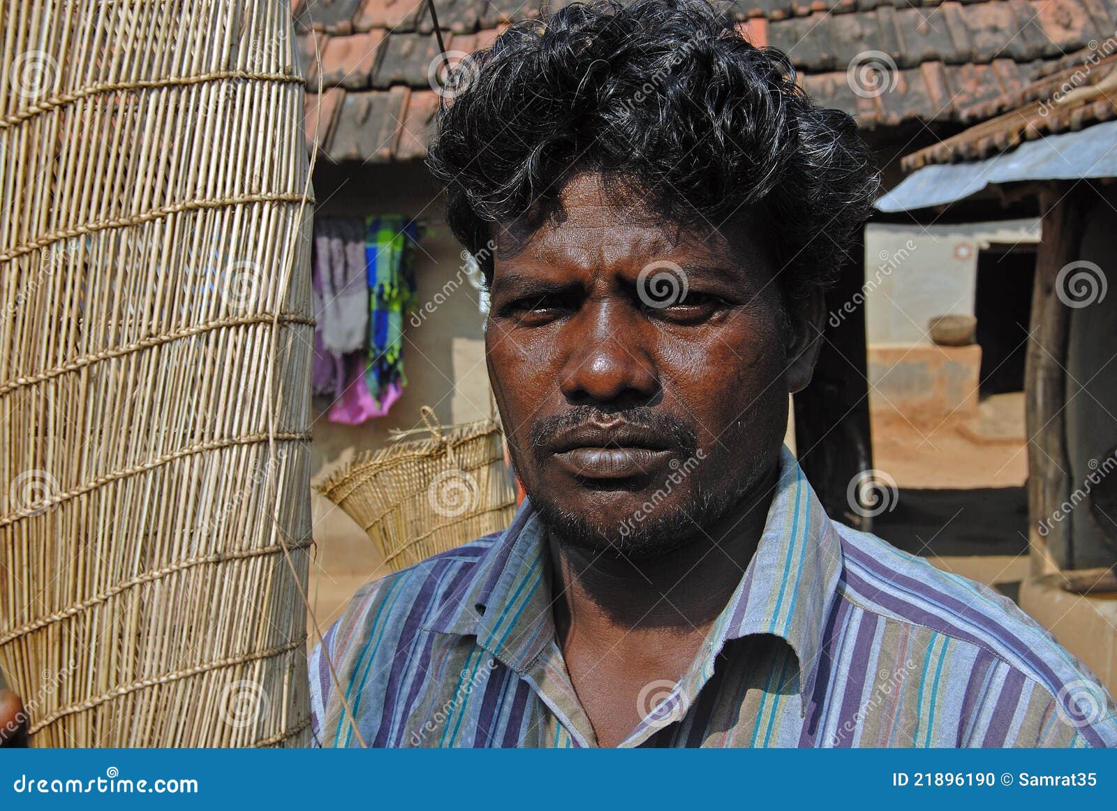 Tribal Man in India editorial image. Image of west, remote - 21896190