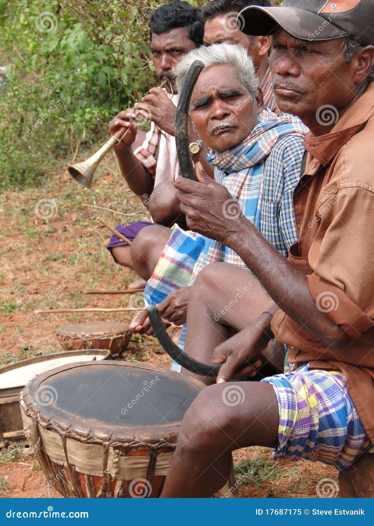 Tribal musicians editorial image. Image of asian, music - 17687175