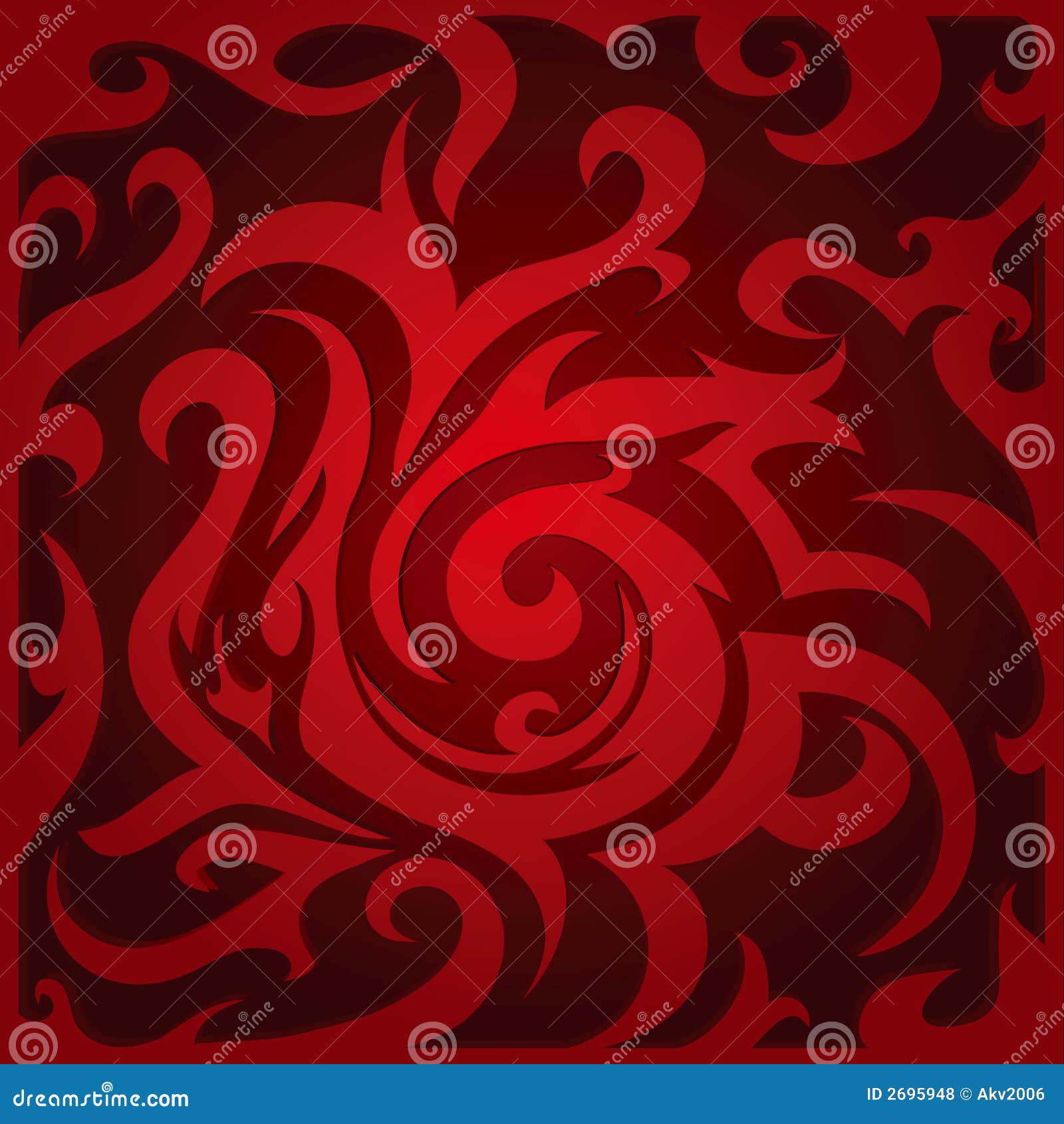 Tribal pattern stock vector. Illustration of spirals, futuristic - 2695948