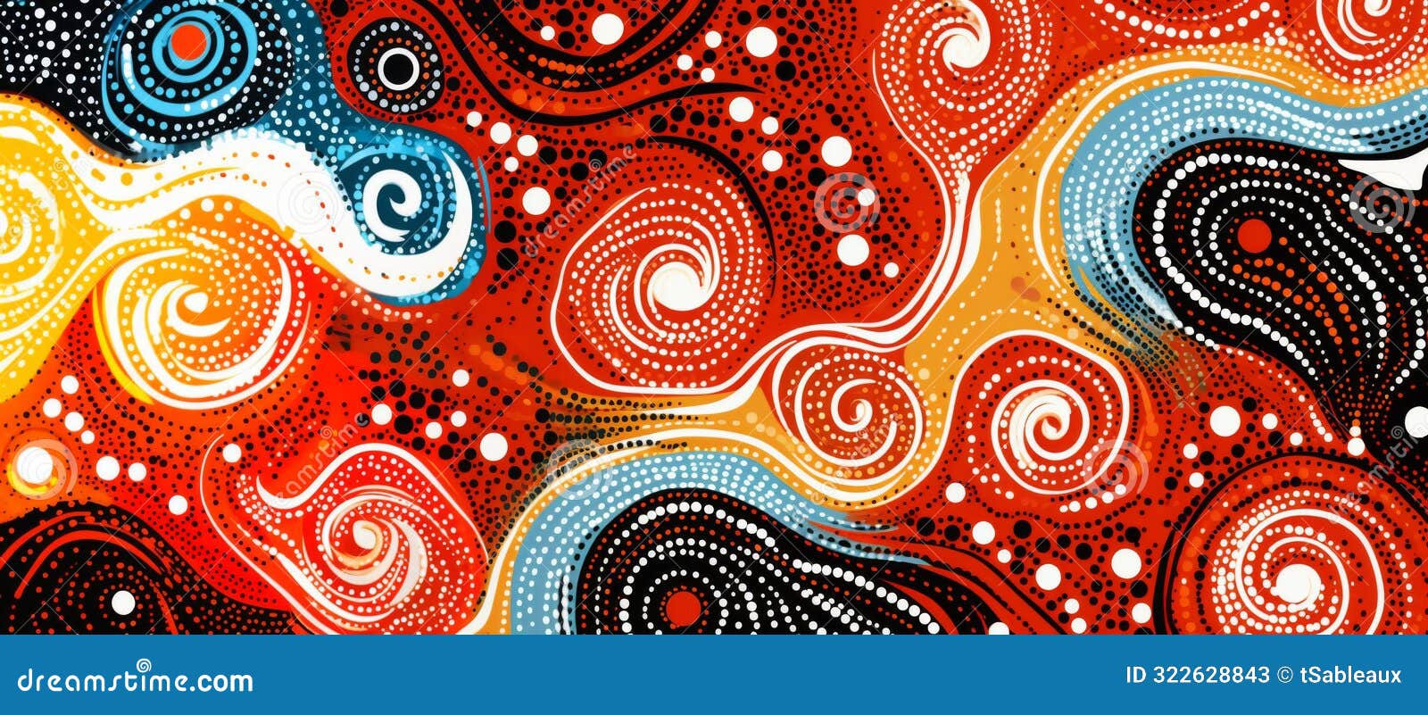 Tribal Pattern of Australian Aboriginal Stock Image - Image of ornament ...