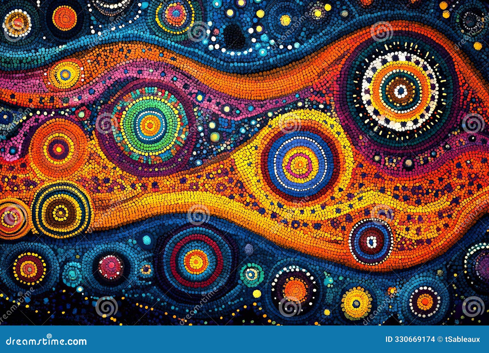 Tribal Pattern of Australian Aboriginal Stock Photo - Image of graphic ...