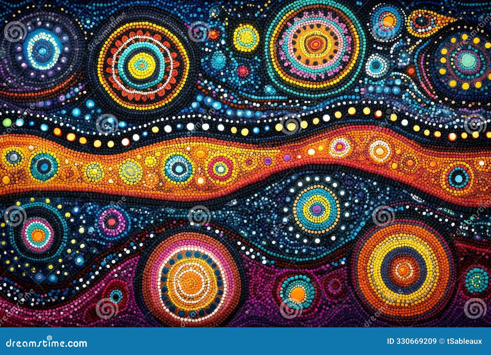 Tribal Pattern of Australian Aboriginal Stock Image - Image of graphic ...
