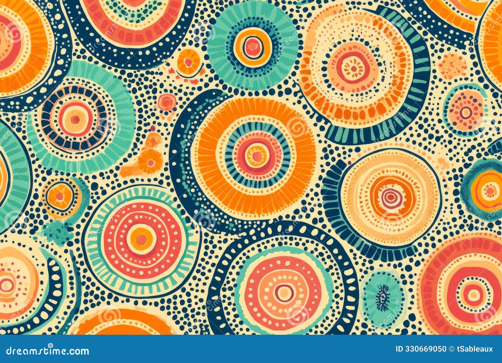 Tribal Pattern of Australian Aboriginal Stock Photo - Image of colorful ...