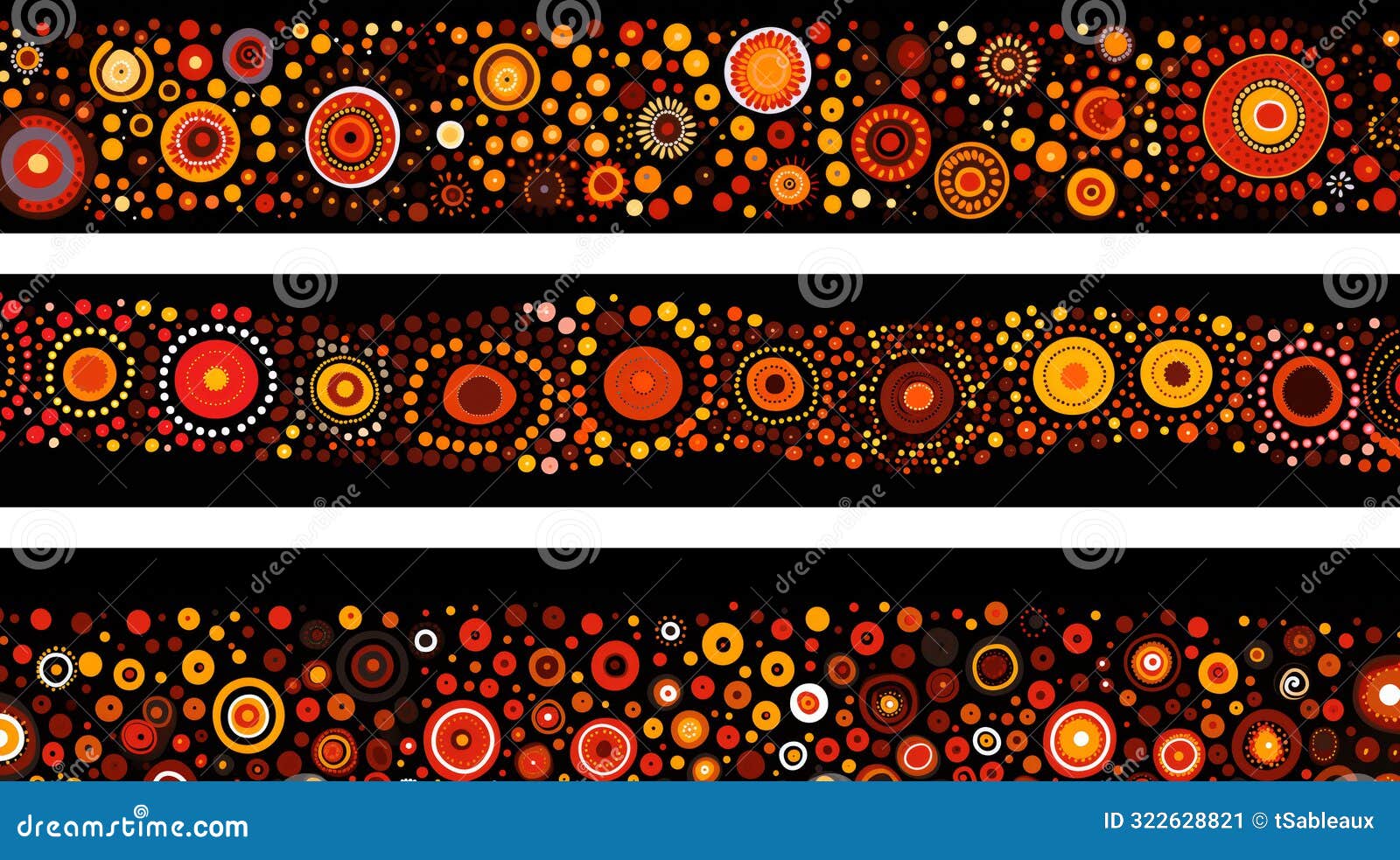 Tribal Pattern of Australian Aboriginal Stock Image - Image of original ...
