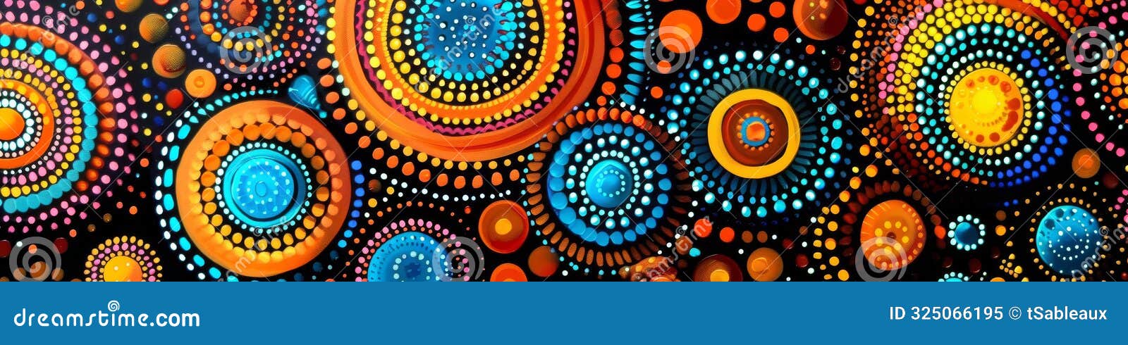 Tribal Pattern of Australian Aboriginal Stock Image - Image of cultural ...