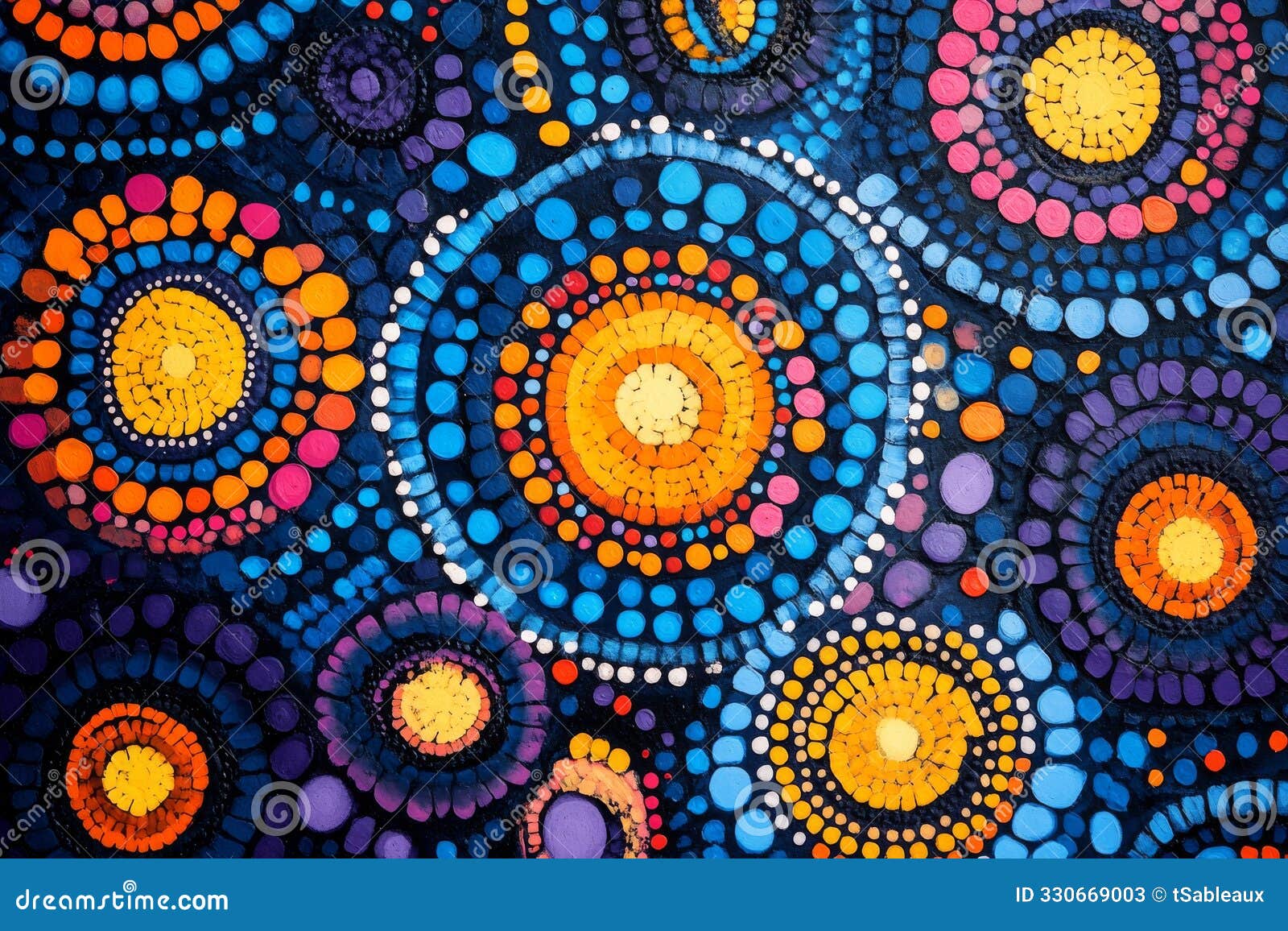 Tribal Pattern of Australian Aboriginal Stock Image - Image of abstract ...